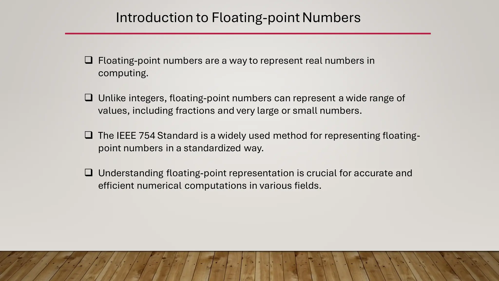 IEEE 754 FLOATING-POINT FORMAT AND ITS APPLICATION | PDF