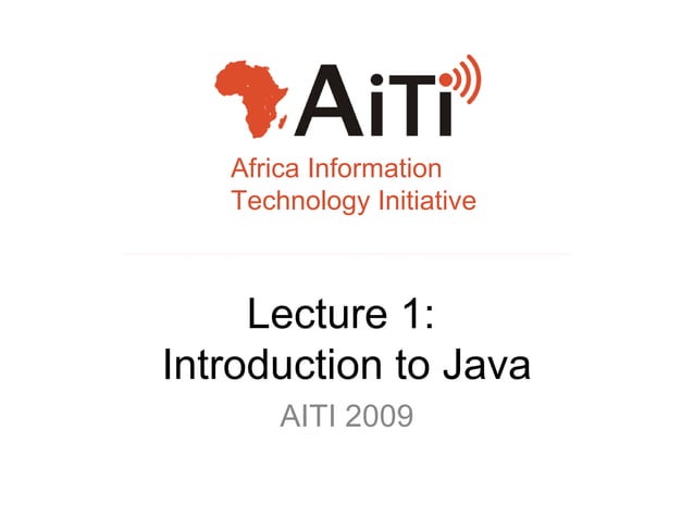 An Introduction To Java Programming Language Forbeginnersjava Programming Tutorials Ppt