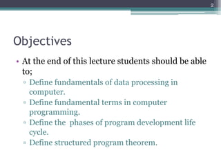 COM1407: Structured Program Development | PPTX