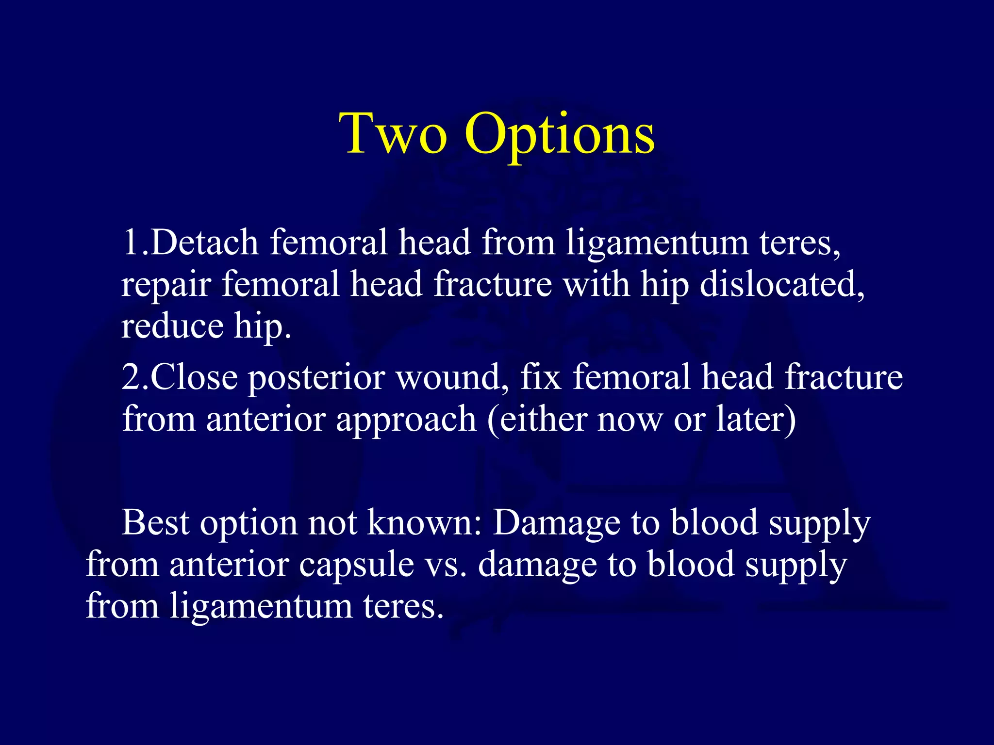 L01 hip dislocation, pipkin | PPT | Death, Injury, or Military Conflict ...