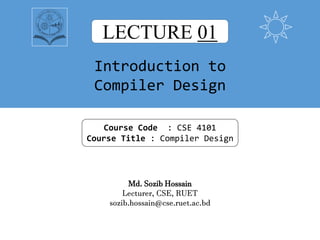 L01-Introduction to Compiler compiler design.pdf