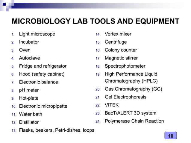 Medical Microbiology Laboratory (introduction & terminology) | PDF ...