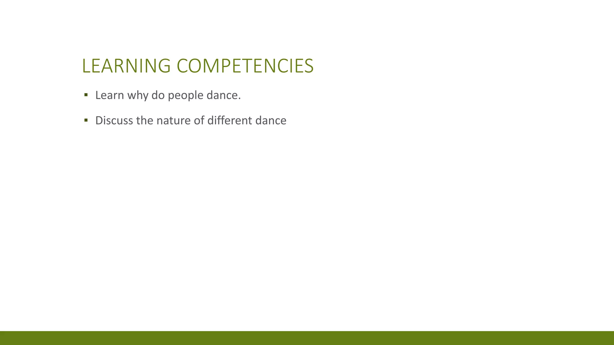 PHYSICAL EDUCATION 12 - Nature of Dance | PPTX