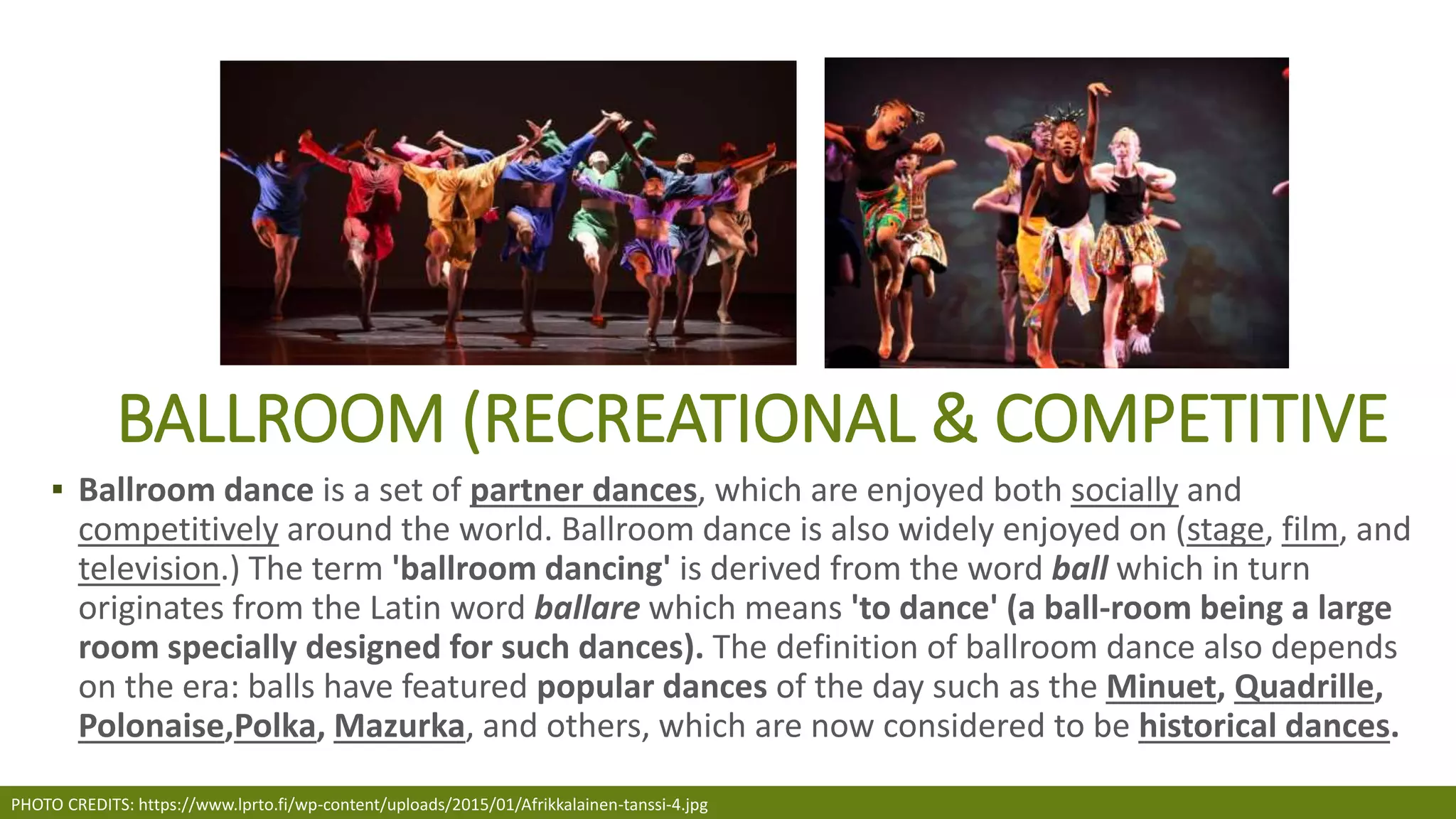 PHYSICAL EDUCATION 12 - Nature of Dance | PPTX