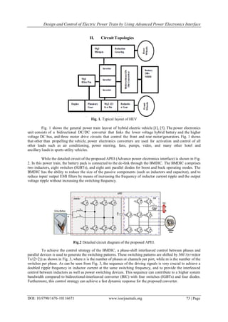 Design and Control of Electric Power Train by Using Advanced Power ...