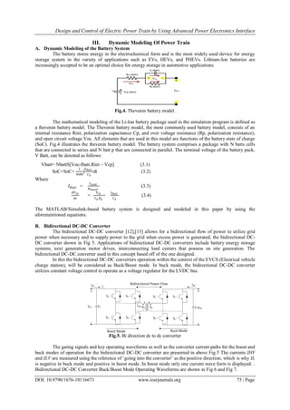 Design and Control of Electric Power Train by Using Advanced Power ...