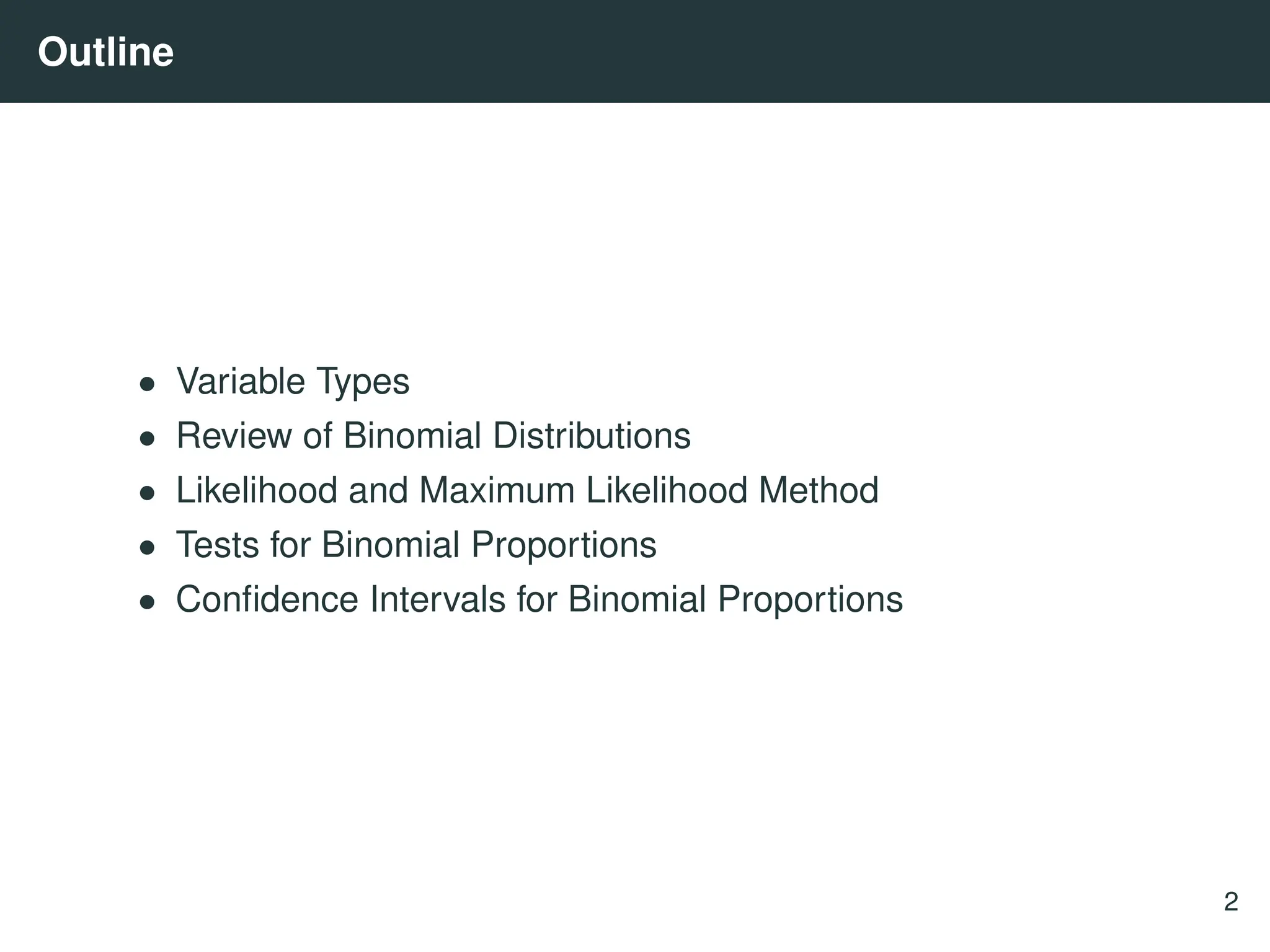 An introduction to categorical data analysis | PPT
