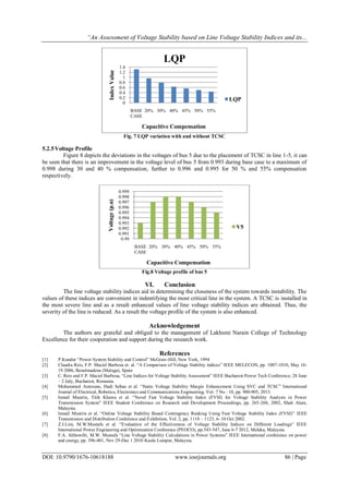 “An Assessment of Voltage Stability based on Line Voltage Stability Indices and its Enhancement ...
