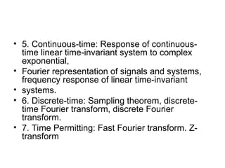 signals and systems basics to all engineering | PPT