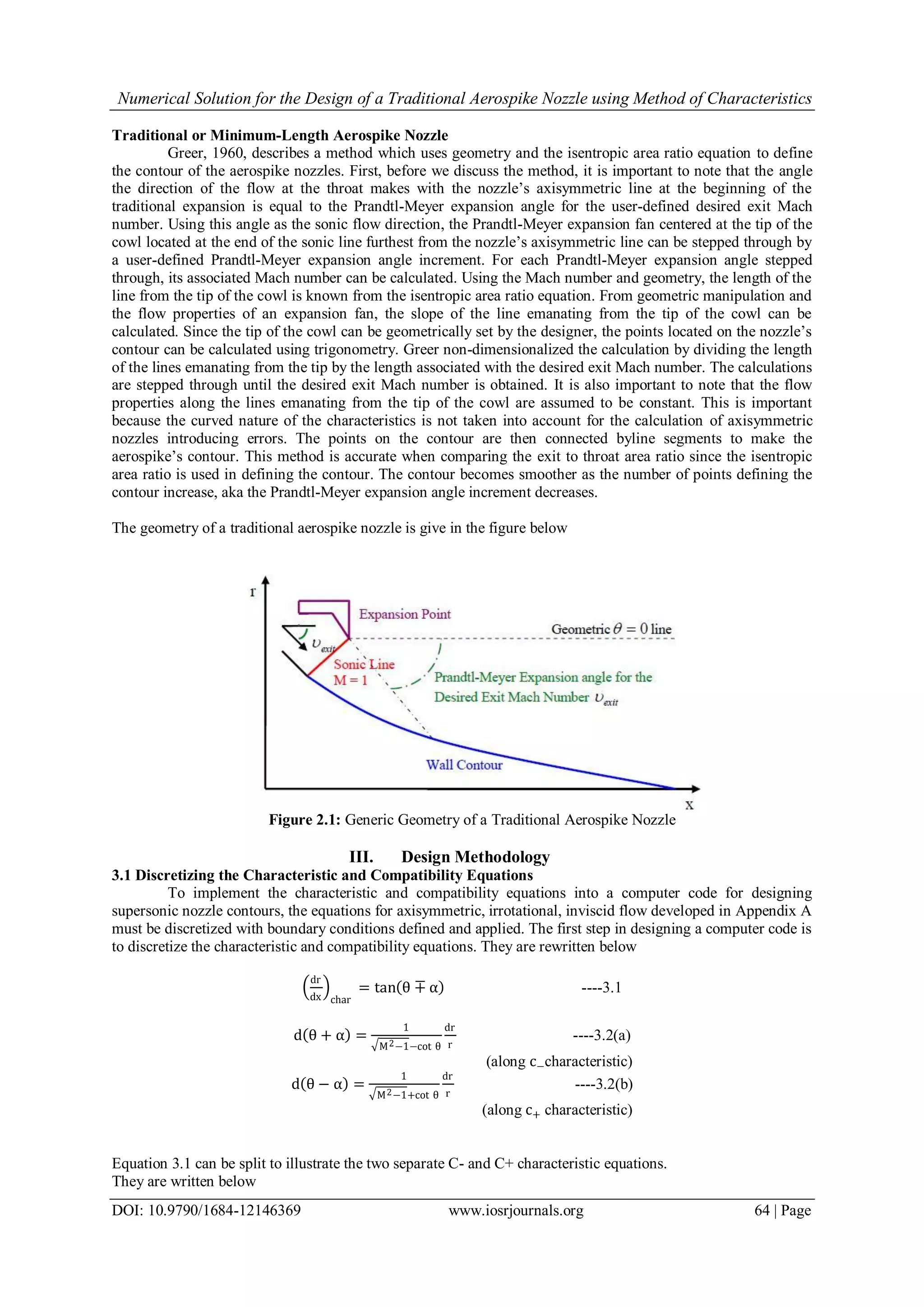 Numerical Solution for the Design of a Traditional Aerospike Nozzle ...