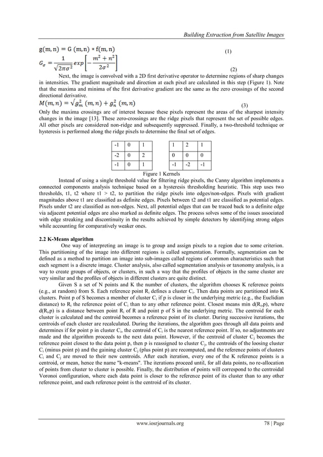 Building Extraction from Satellite Images | PDF