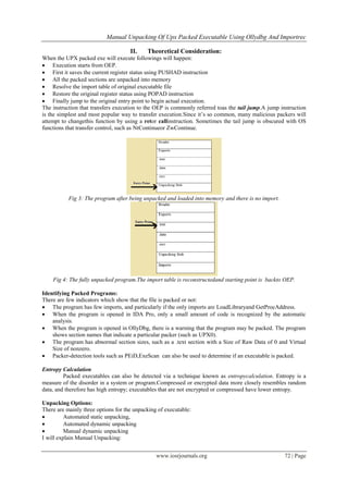 Manual Unpacking Of Upx Packed Executable Using Ollydbg and Importrec | PDF