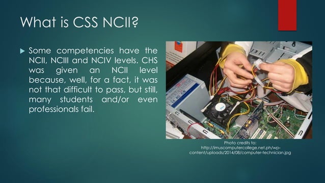 Css L01 Introduction To Computer System Servicing Ncii Ppt