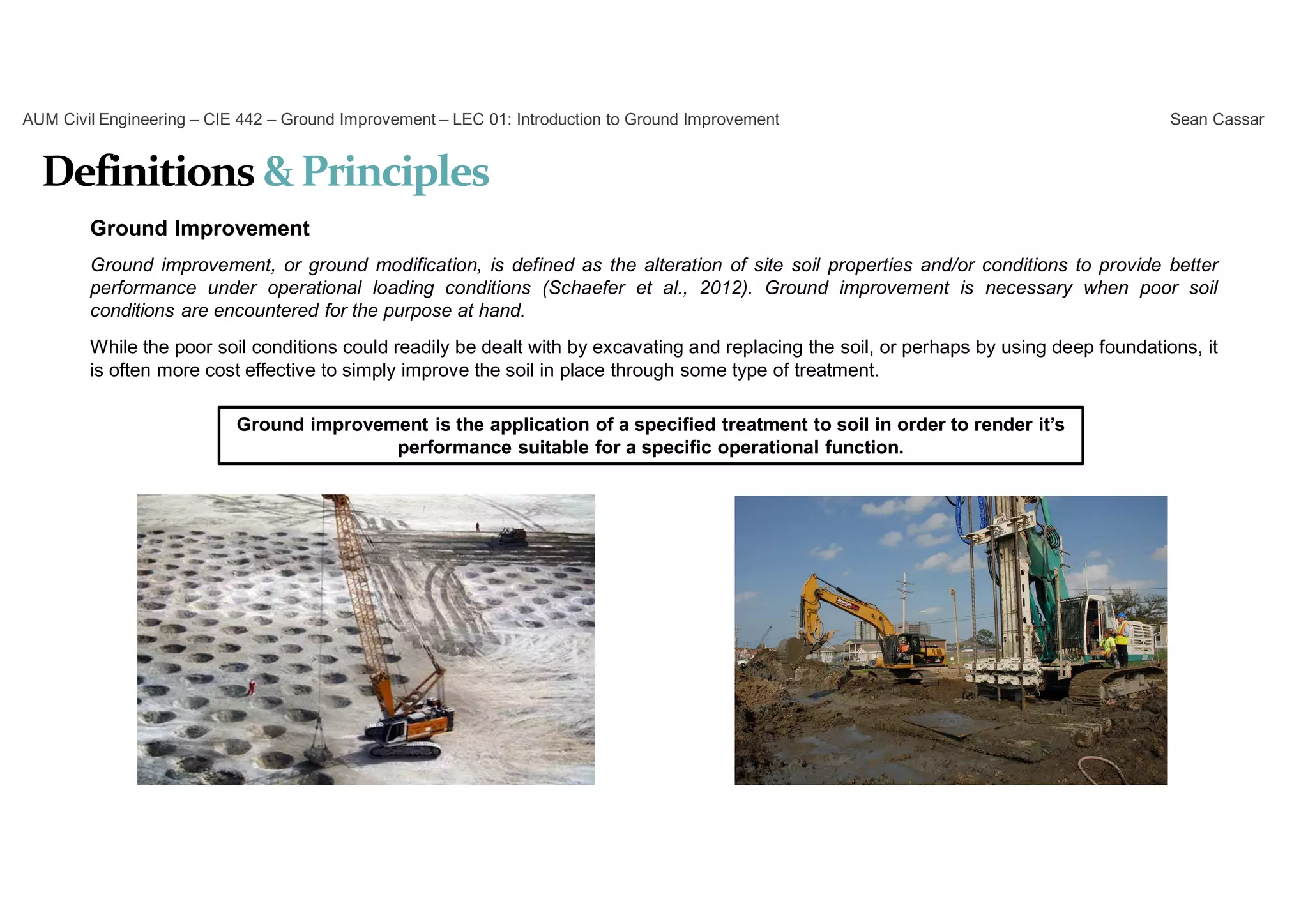 L01 Ground Improvement - Introduction & Need for GI.pdf | Civil ...