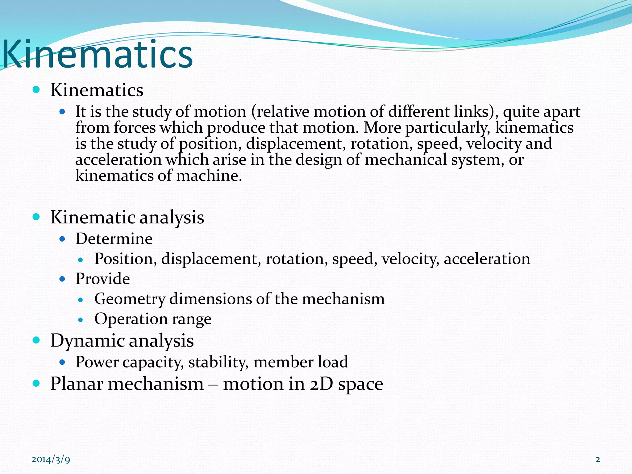 machine and mechanisms | PPTX