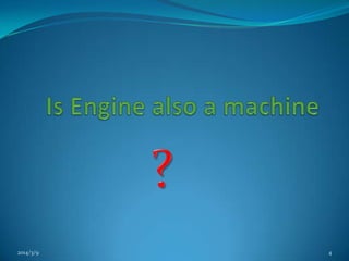 machine and mechanisms | PPTX