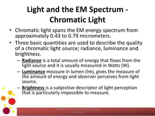 COM2304: Digital Image Fundamentals - I | PPT