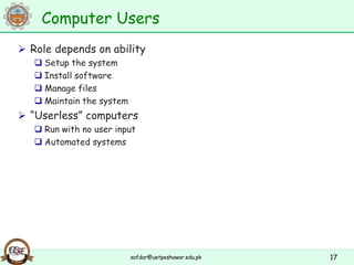 presentation on parts of computer | PPT