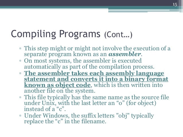 COM1407: Introduction to C Programming
