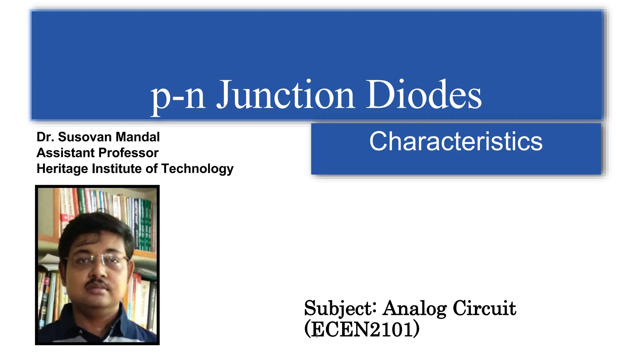 p-n Junction Diode | PPT