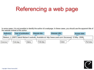 Harvard referencing system | PPT