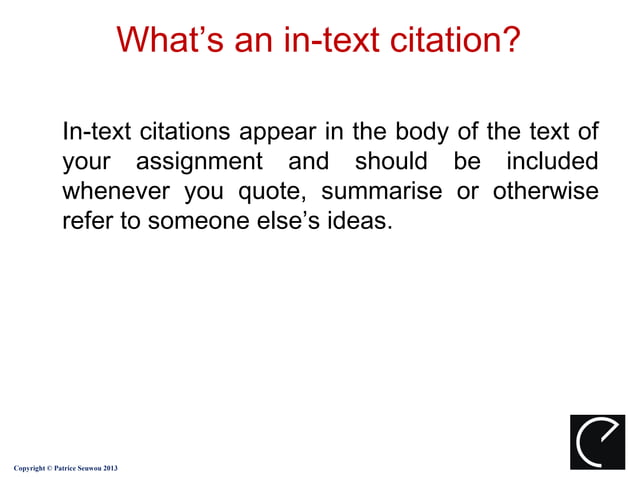 Harvard referencing system | PPT