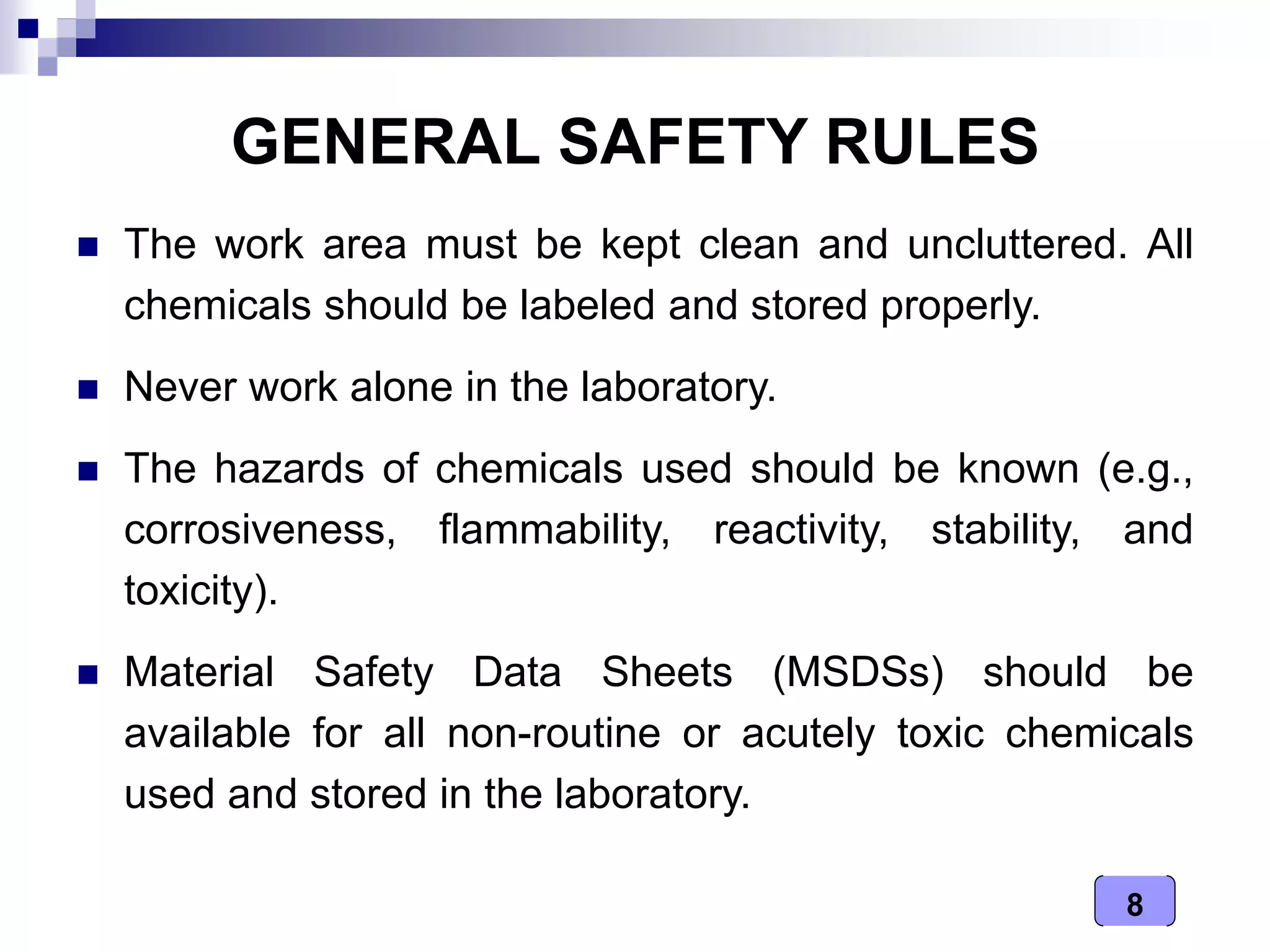 Medical Microbiology Laboratory (occupational safety) | PDF