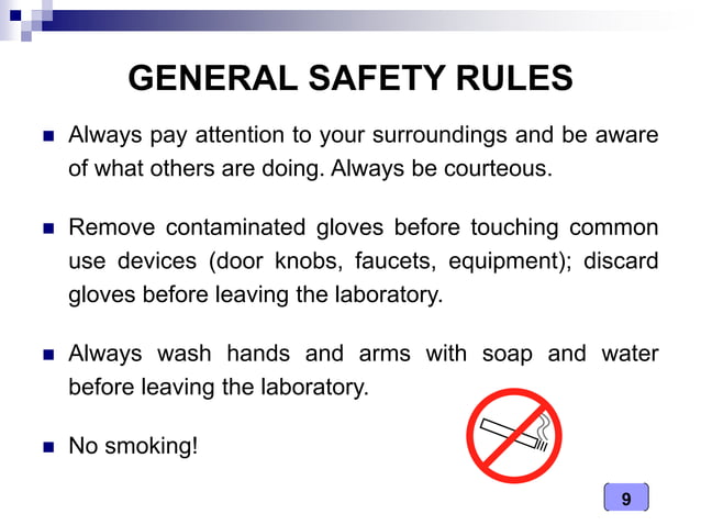 Medical Microbiology Laboratory (occupational safety) | PDF