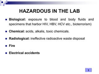 Medical Microbiology Laboratory (occupational safety) | PDF
