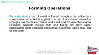L02-Sample preparation techniques.pdf | Jewelry Making | Arts and Crafts