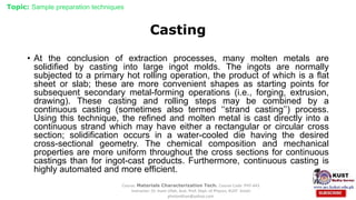 L02-Sample preparation techniques.pdf | Jewelry Making | Arts and Crafts