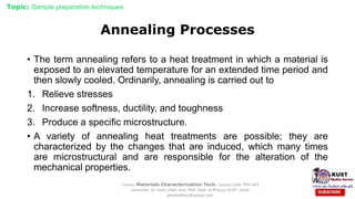 L02-Sample preparation techniques.pdf | Jewelry Making | Arts and Crafts