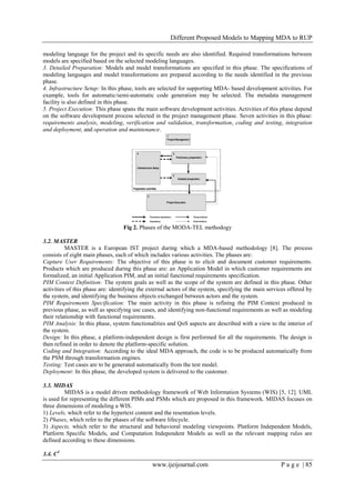 Different Proposed Models to Mapping MDA to RUP | PDF