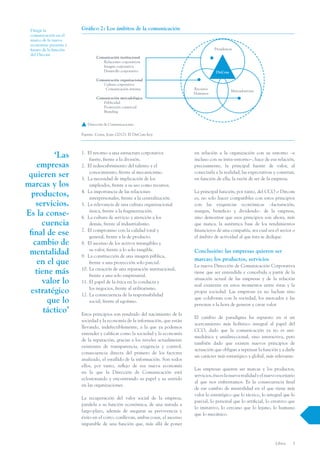 Dirigir la comunicación en el marco de la nueva economía: presente y ...