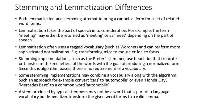 Natural Language Processing: L02 words