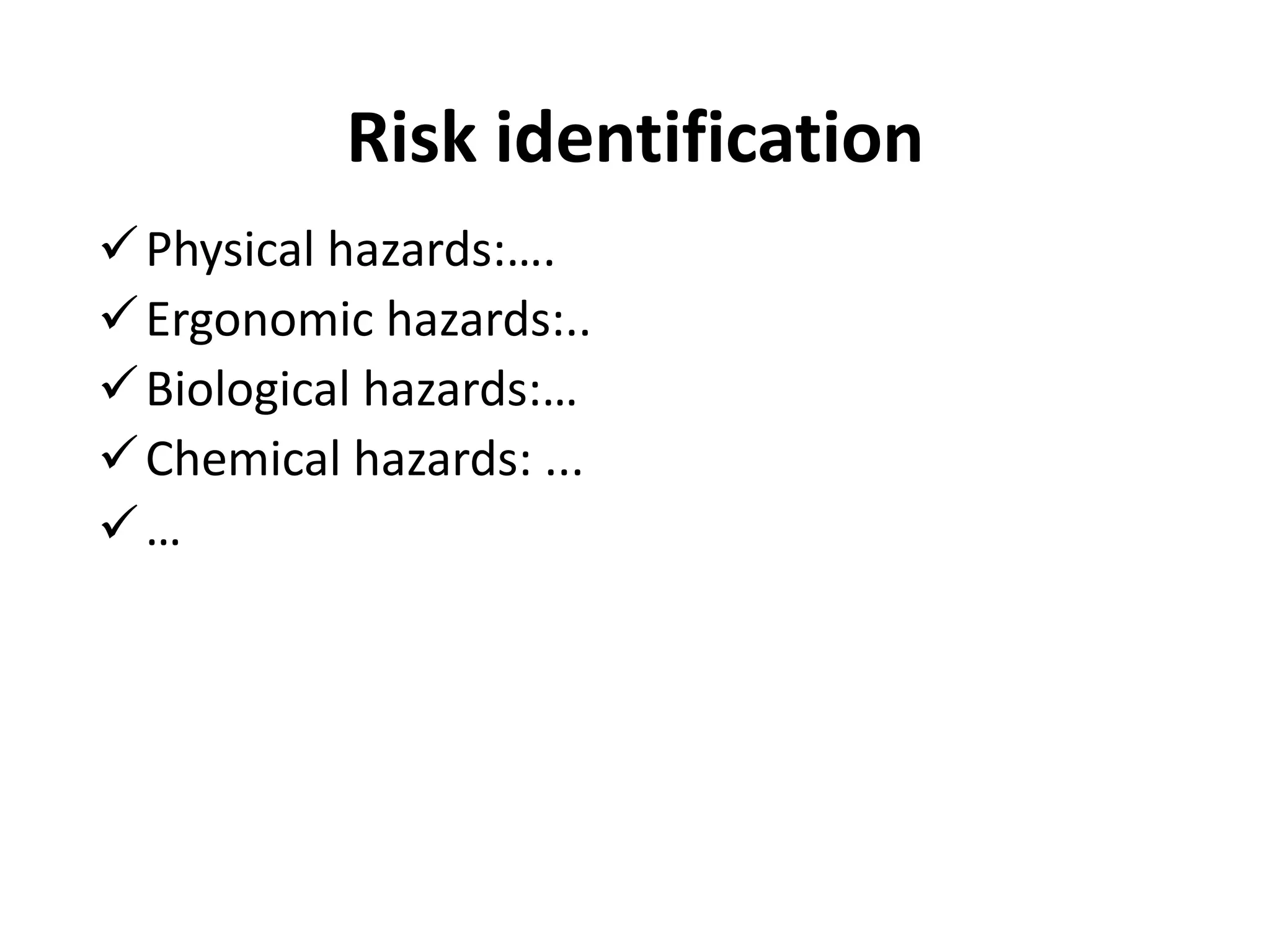 Lecture 02. OSH Risk Assessment | PDF