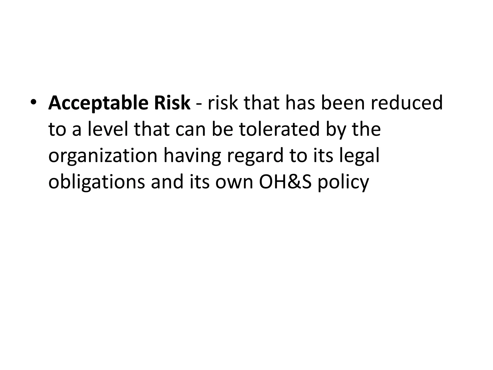 Lecture 02. OSH Risk Assessment | PDF