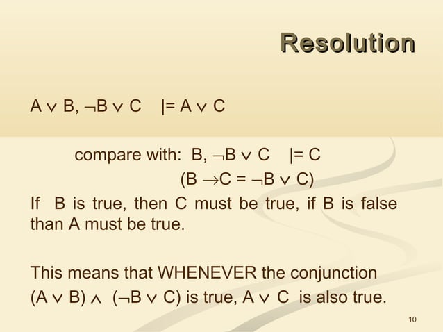 L03 ai - knowledge representation using logic | PPT | Programming ...