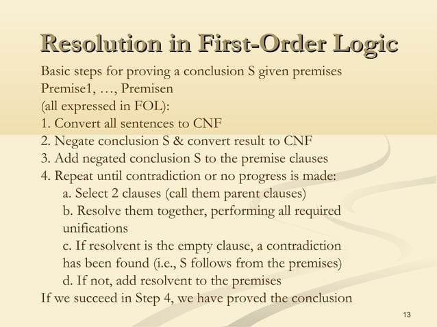 L03 ai - knowledge representation using logic | PPT | Programming ...