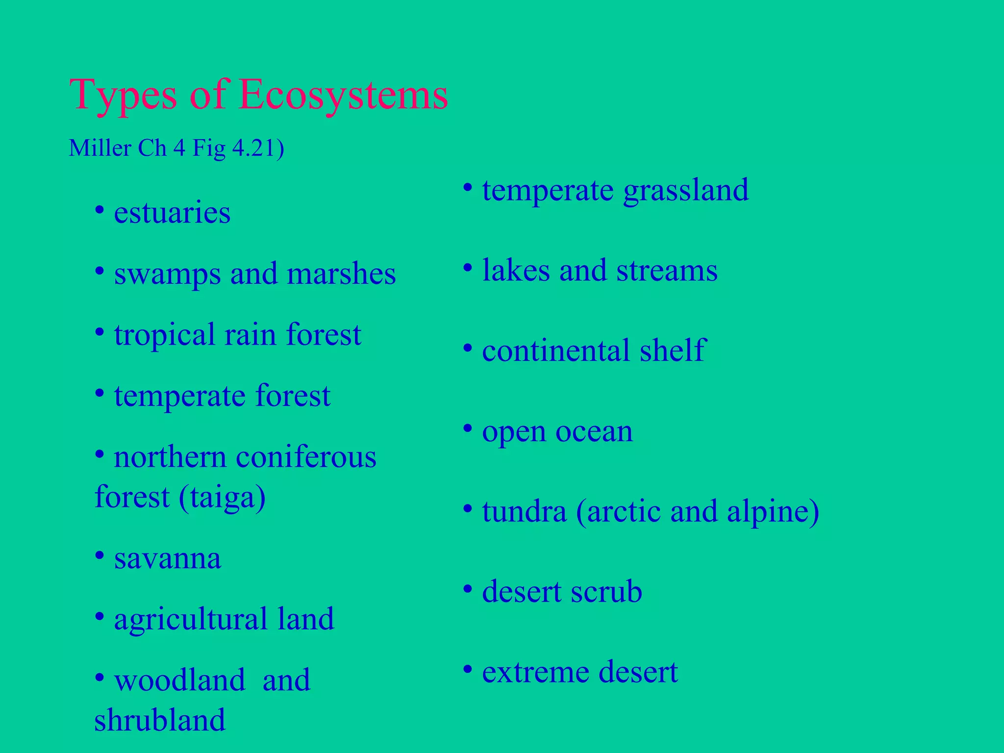 L03 Ecosystems Biomes | PPT