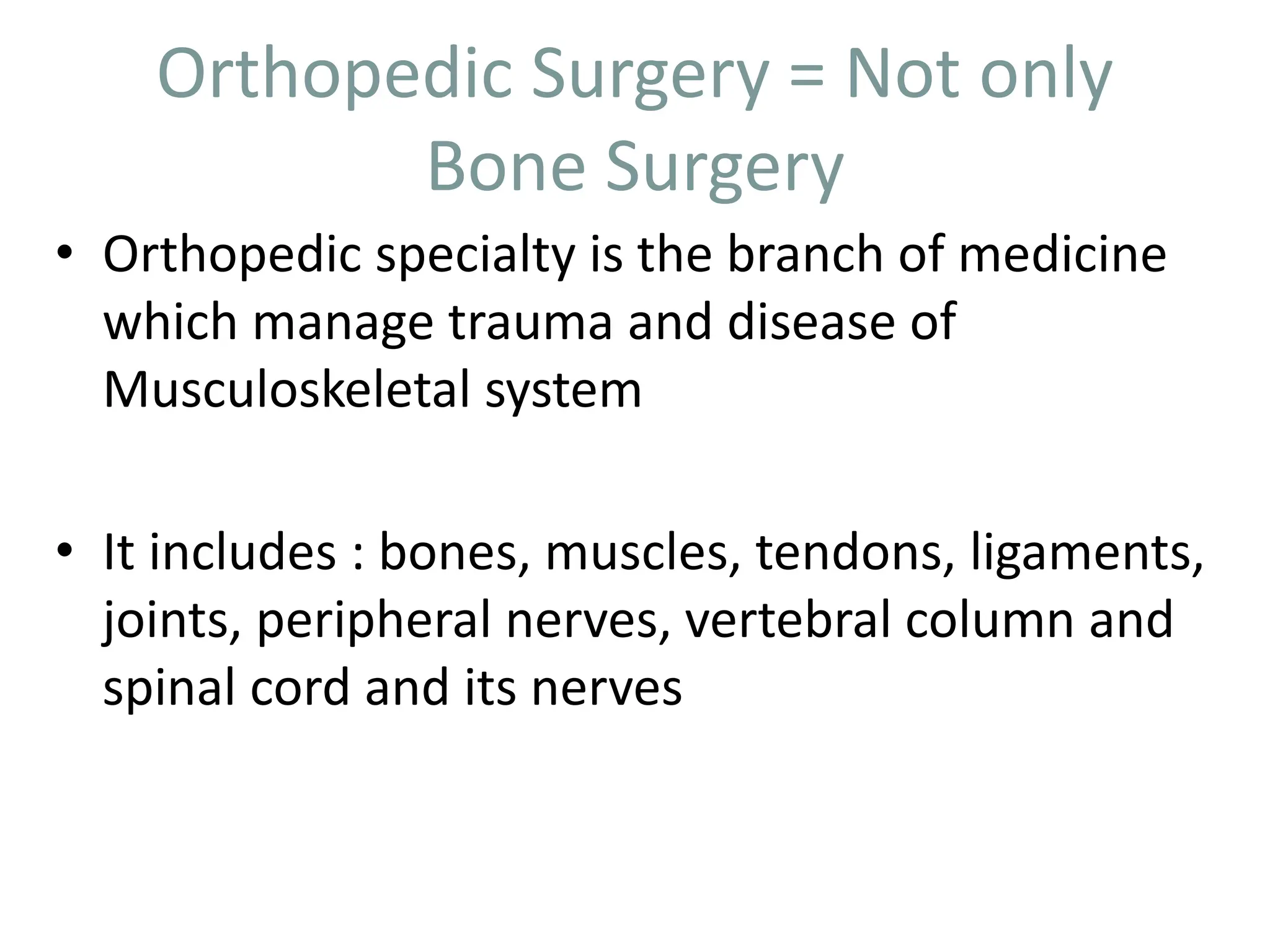 L03-Introduction to orthopaedics.ppt.intro | PPT