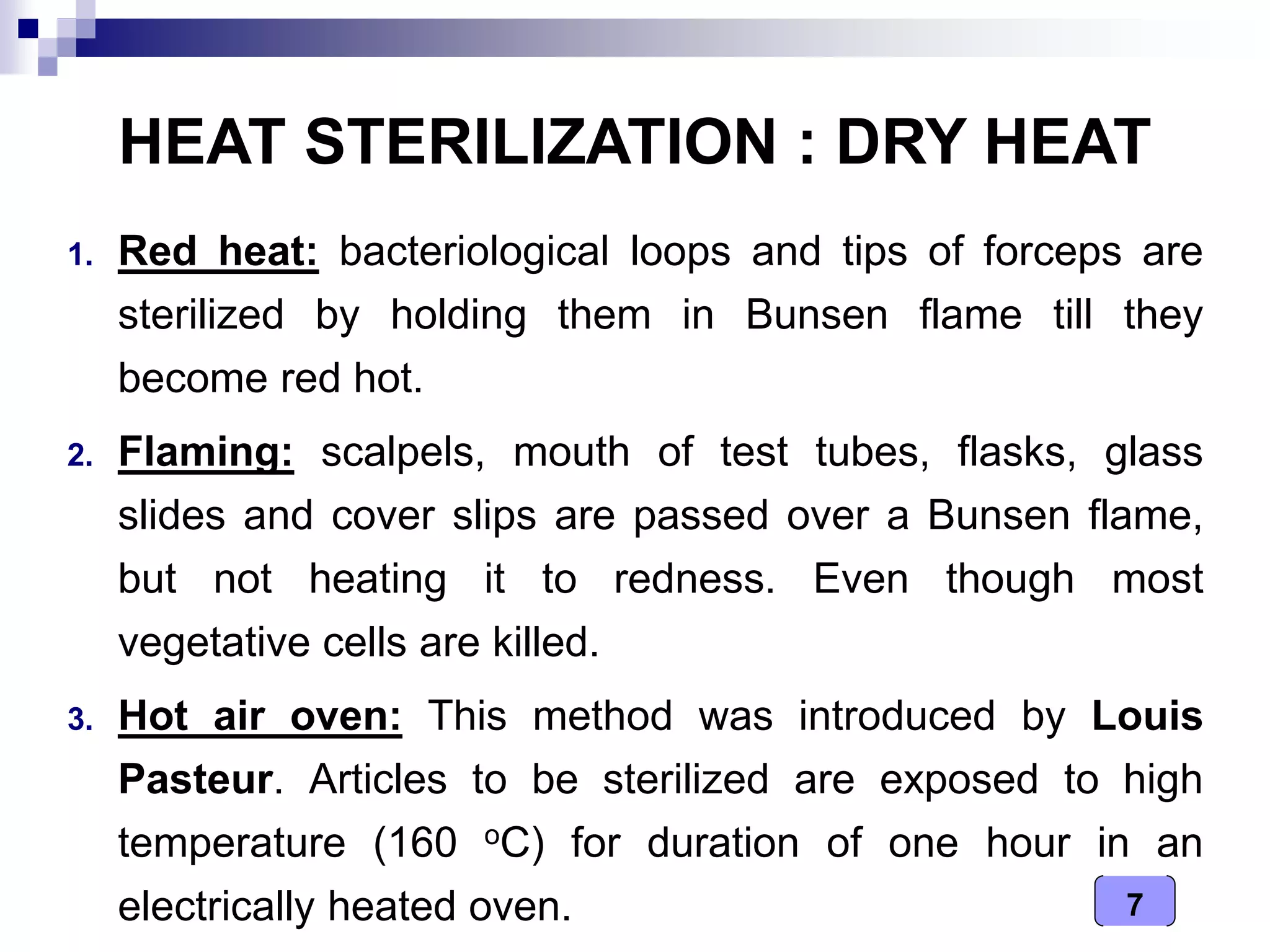 Medical Microbiology Laboratory (sterilization and disinfection) | PDF