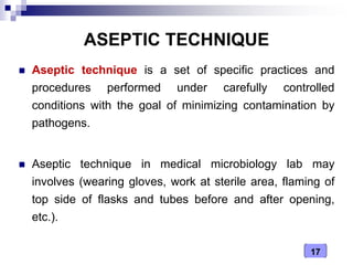 Medical Microbiology Laboratory (sterilization and disinfection) | PDF