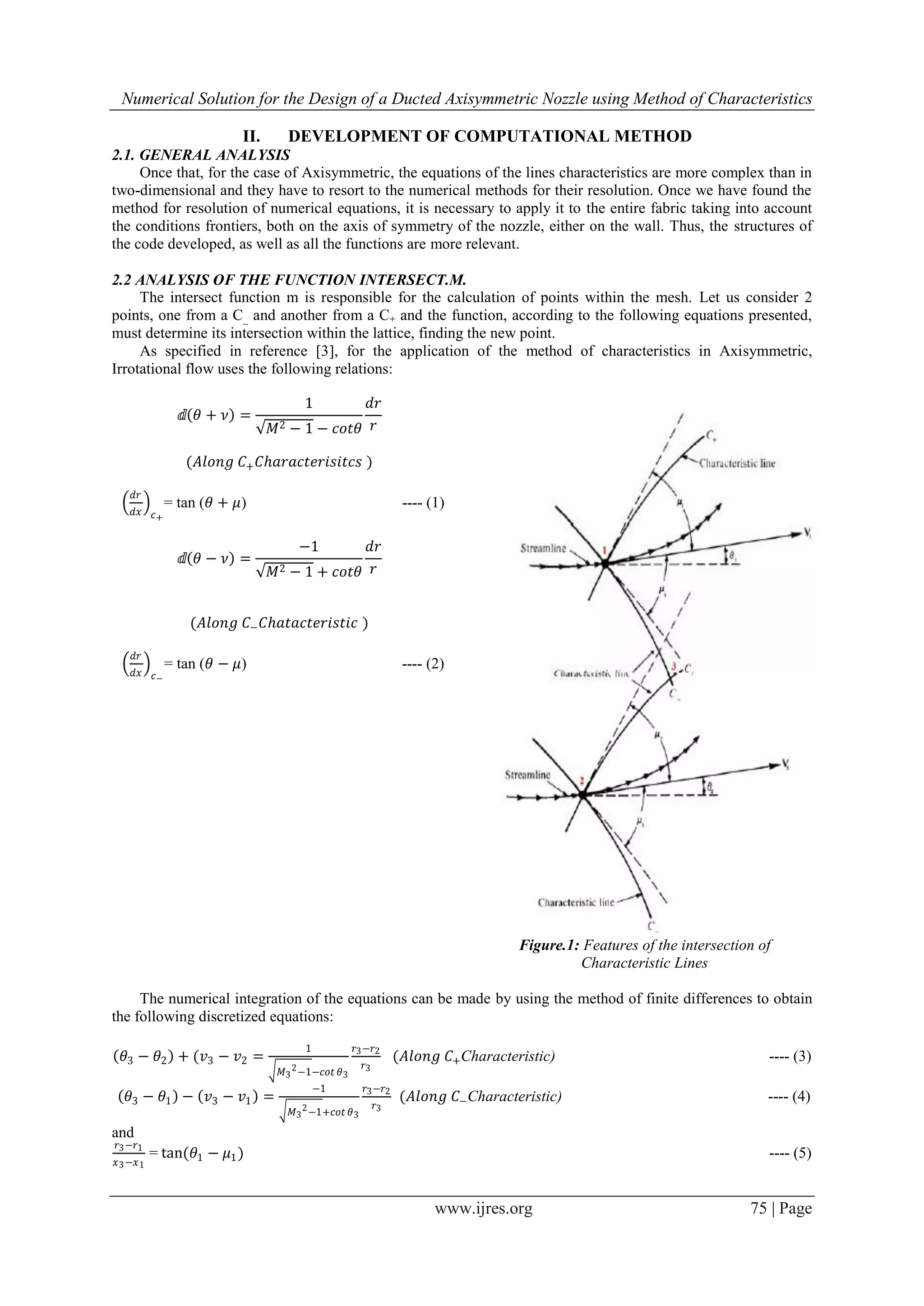 Numerical Solution for the Design of a Ducted Axisymmetric Nozzle using ...