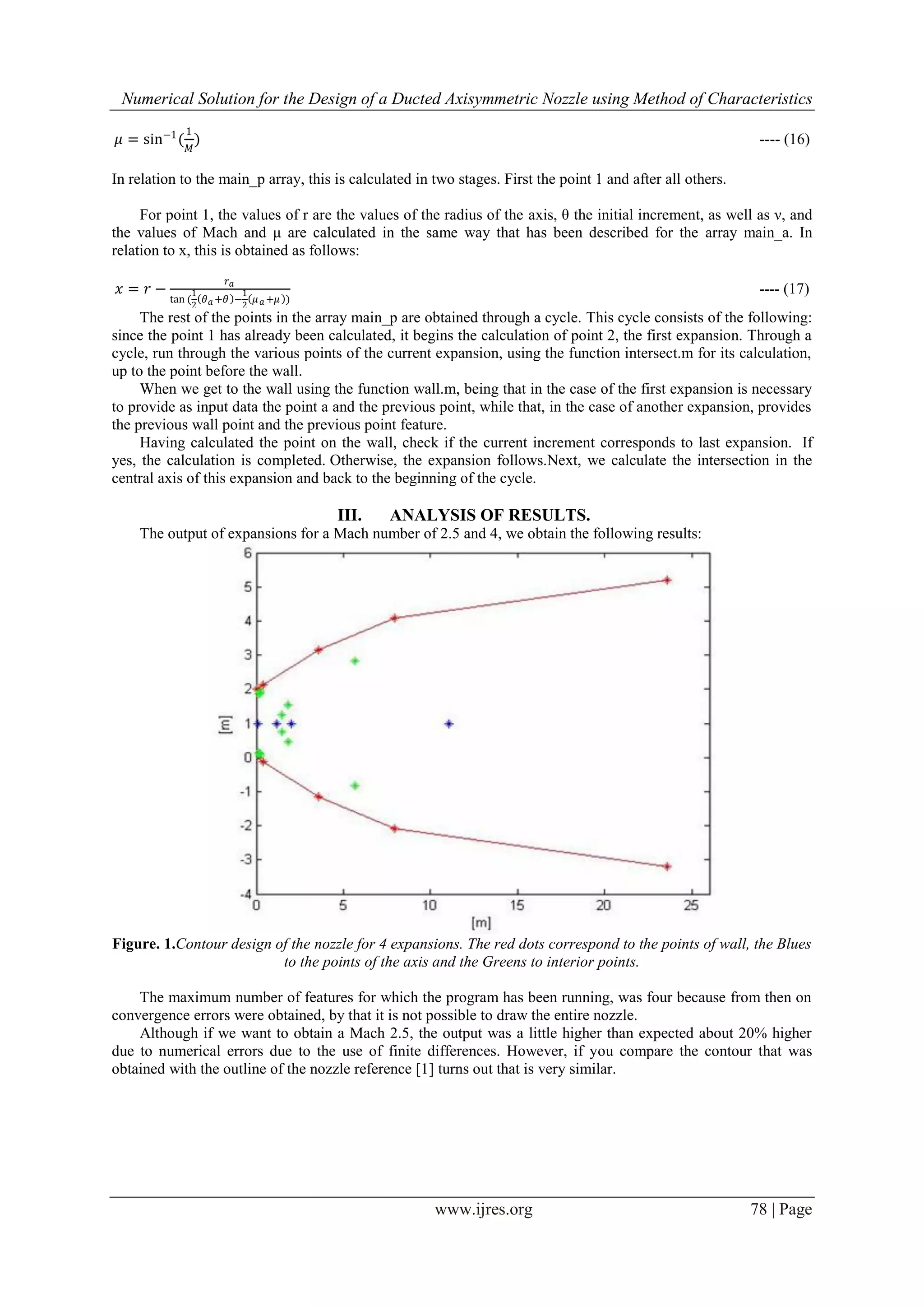 Numerical Solution for the Design of a Ducted Axisymmetric Nozzle using ...