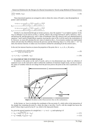 Numerical Solution for the Design of a Ducted Axisymmetric Nozzle using ...