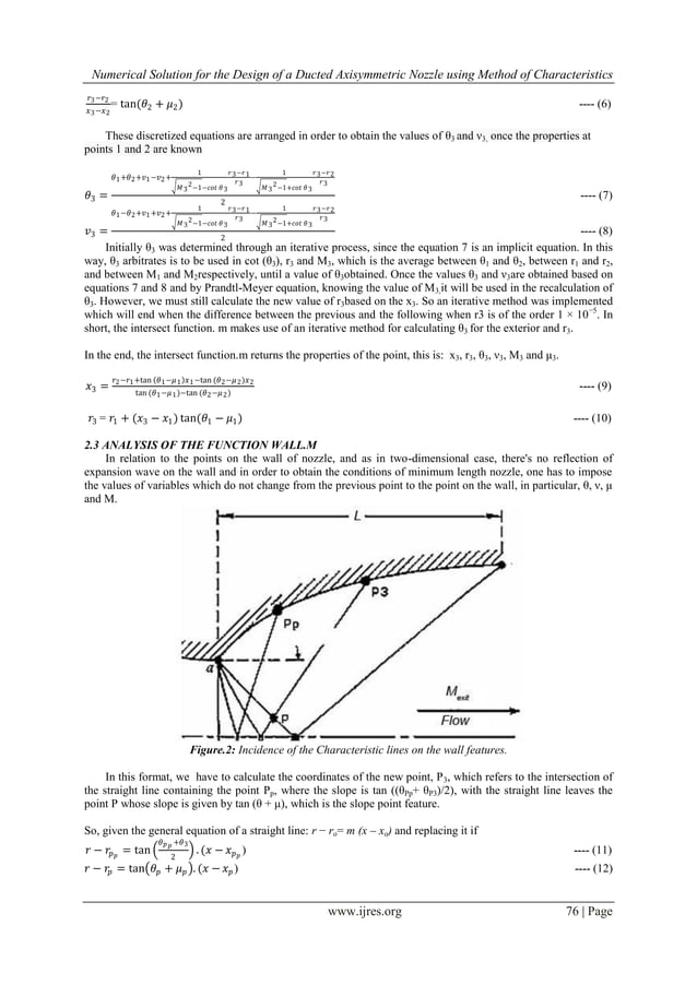 Numerical Solution for the Design of a Ducted Axisymmetric Nozzle using Method of ...