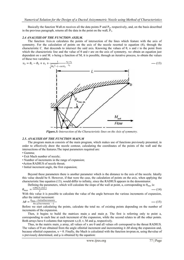 Numerical Solution for the Design of a Ducted Axisymmetric Nozzle using Method of ...