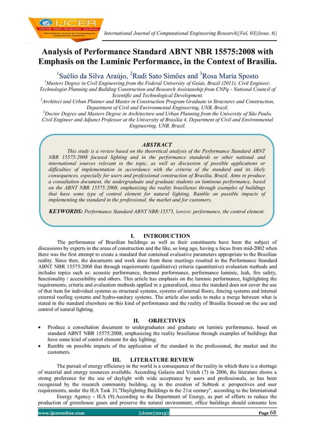 International Journal Of Computational Engineering Research Ijcer Pdf