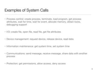 L03SystemCalls.pdf all about system call in os | PDF | Operating Systems | Computer Software and ...